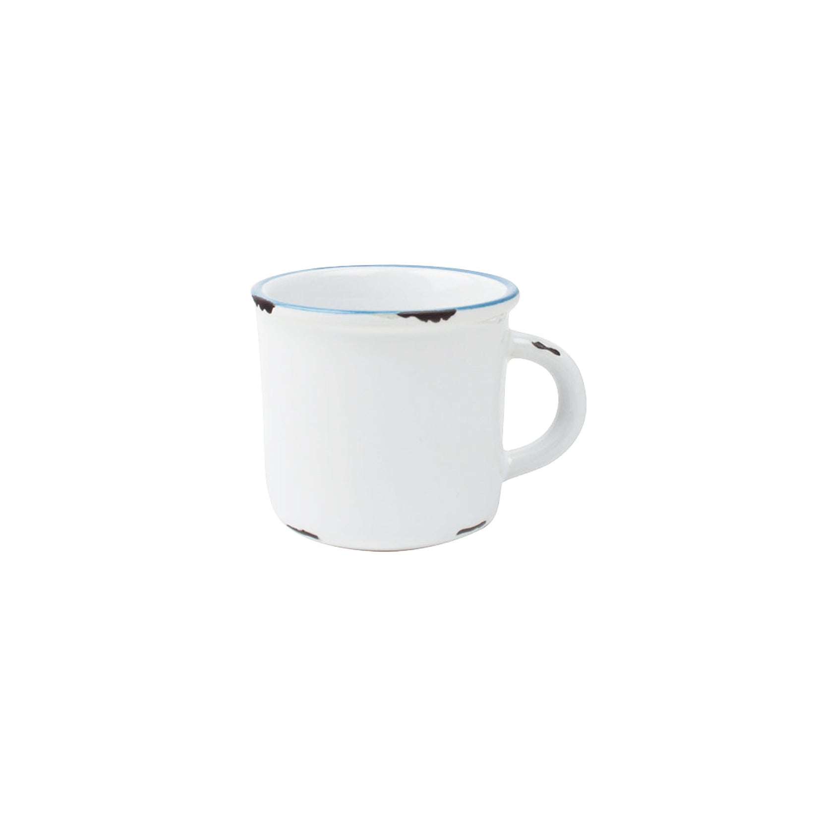 Vintage Inspired Tinware Mug in Blue: Dinnerware | Canvas Home